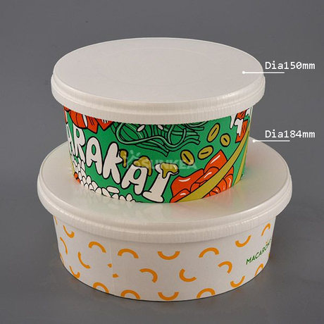 Paper Bowl Lid-150mm &184mm - Buy Paper Bowl Lid, lids for paper bowl ...