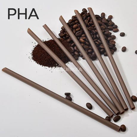PHA Biobased Fiber Coffee Grounds Straws - Buy compostable straws ...