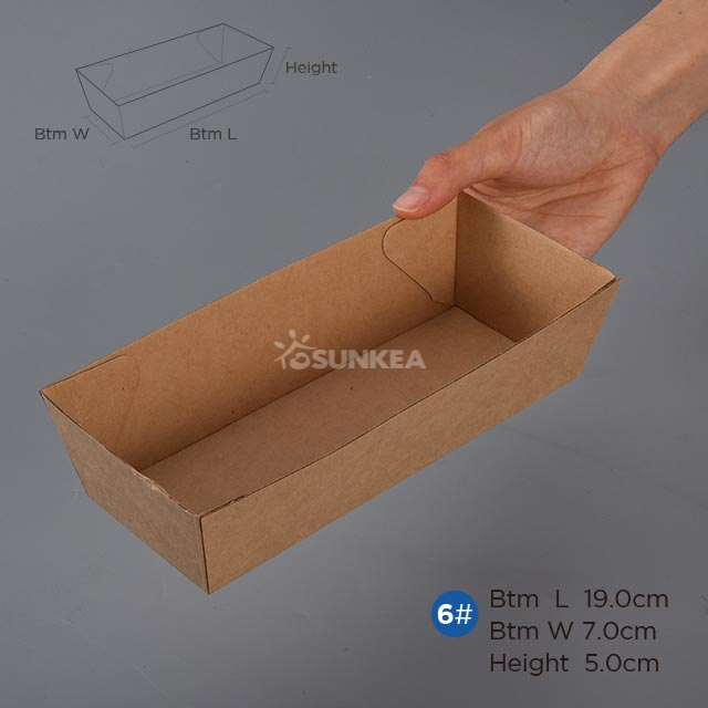 F-flute CorrugatedPaper Food Tray - Buy corrugated Paper Tray, Custom ...